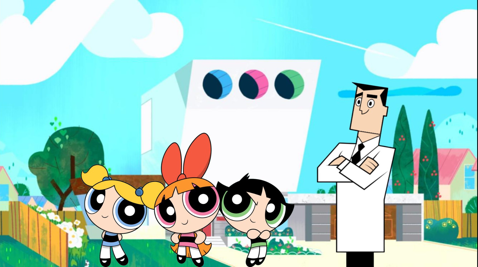 Powerpuff Girls And Professor Likes The New House By Daniellam246356 On Deviantart