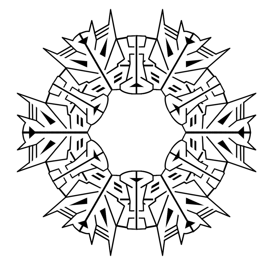 Transformers Snowflake by magigrapix on DeviantArt Transformers Snowflake by magigrapix on DeviantArt