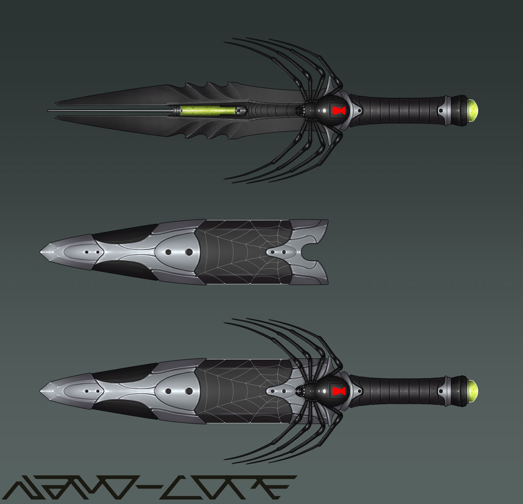 Black Widow Dagger Commission By Nano Core On Deviantart