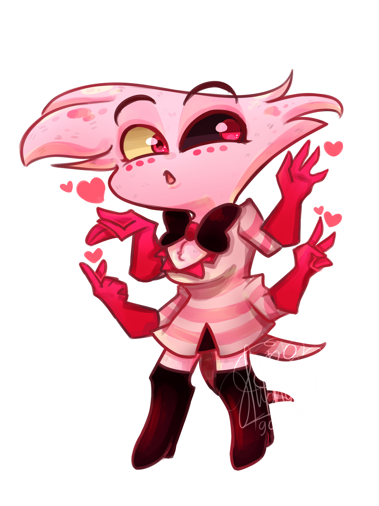 Chibi Angel Dust by HildhaSari on DeviantArt Chibi Angel Dust by HildhaSari on DeviantArt