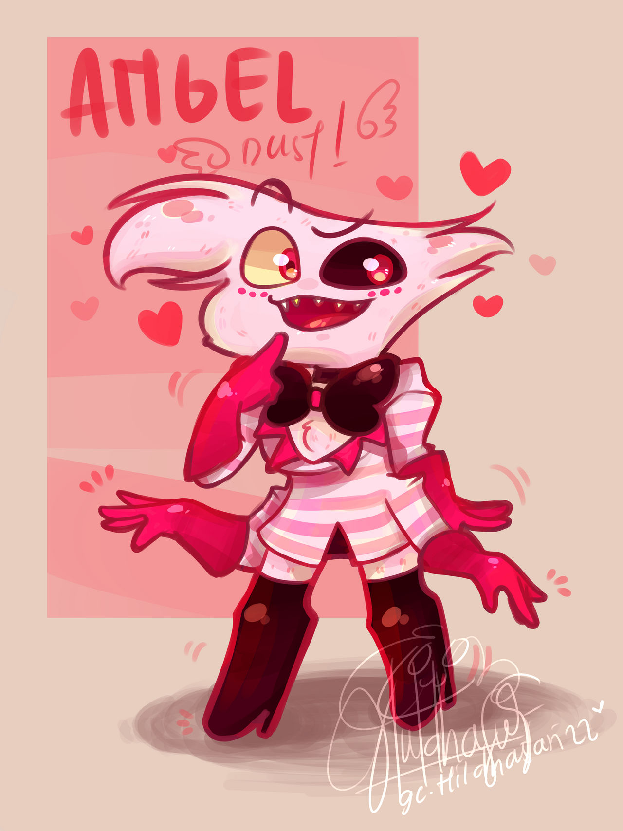 Angel Dust Chibi :3 by HildhaSari on DeviantArt Angel Dust Chibi :3 by HildhaSari on DeviantArt
