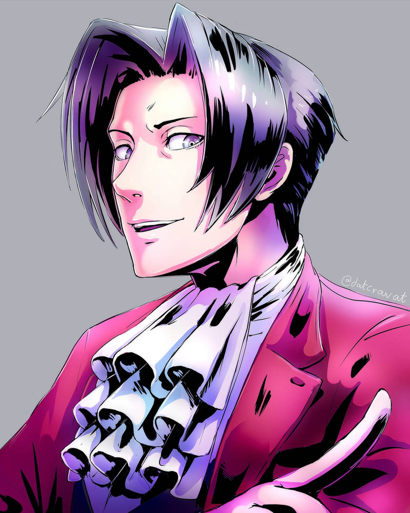 Commission Miles Edgeworth By Datcravat On Deviantart