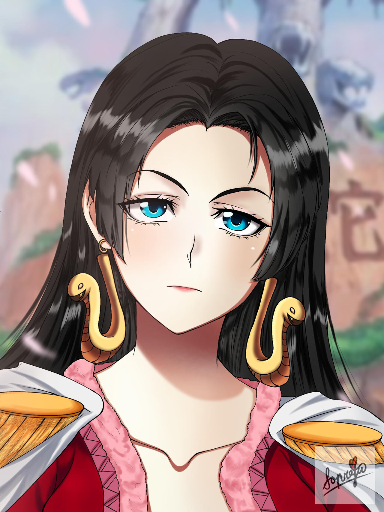 Boa Hancock Fanart By Sopraju On Deviantart