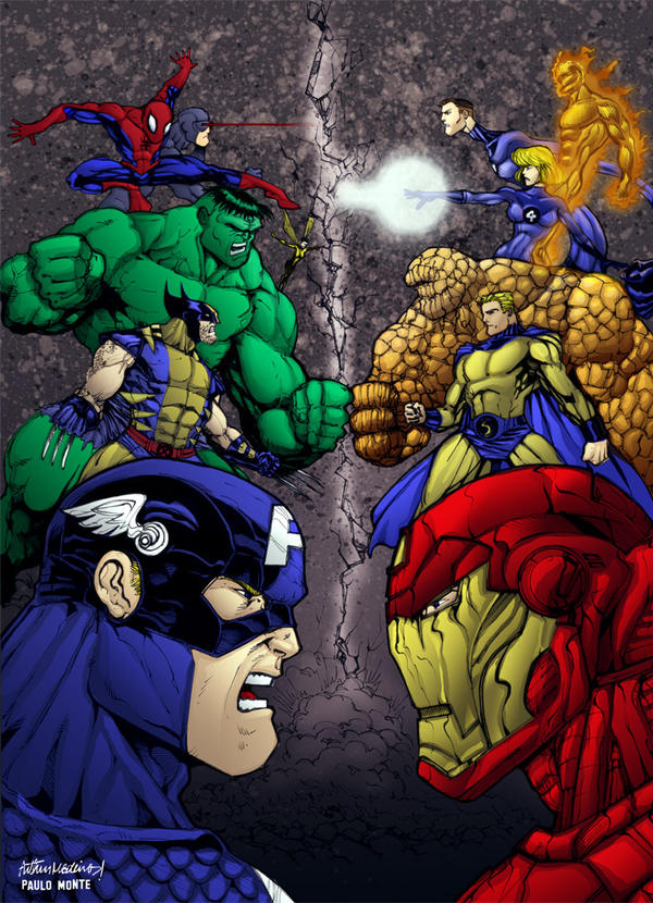 Marvel Civil War by pauloskinner on DeviantArt