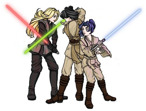 Lady Lightsaber by DamascusOmega on DeviantArt
