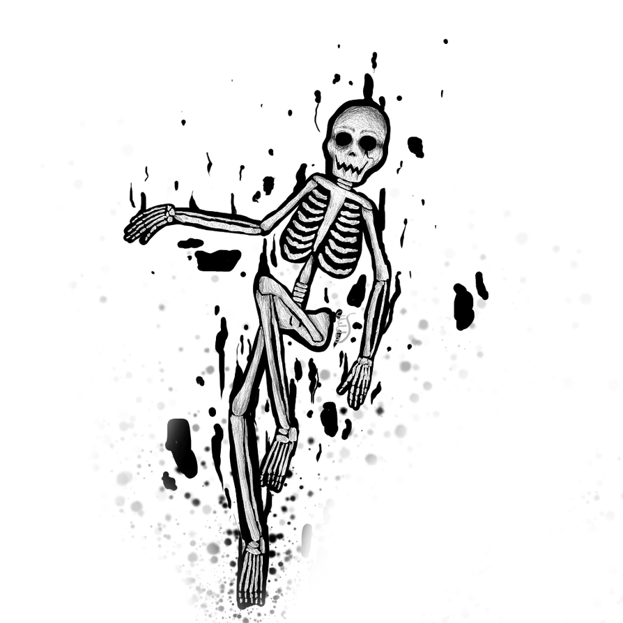 Tried To Draw A Skeleton By DrJ0han On DeviantArt tried-to-draw-a-skeleton-by-drj0han-on-deviantart