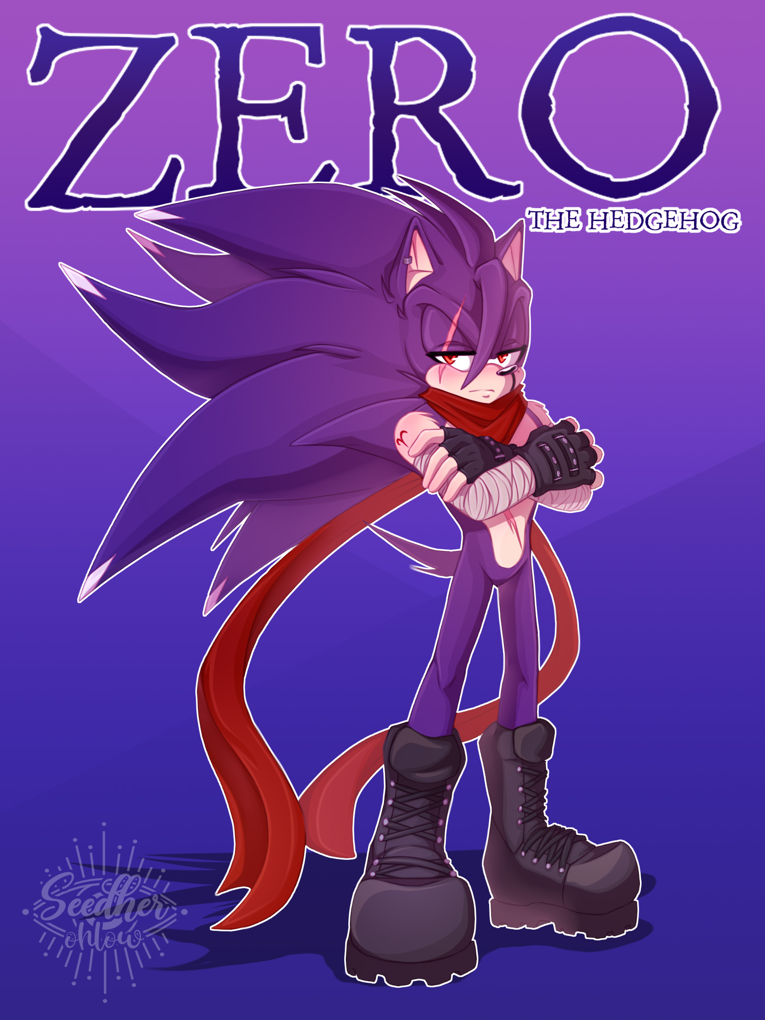 Sonic Fan Character Commission Zero By Seedher On Deviantart