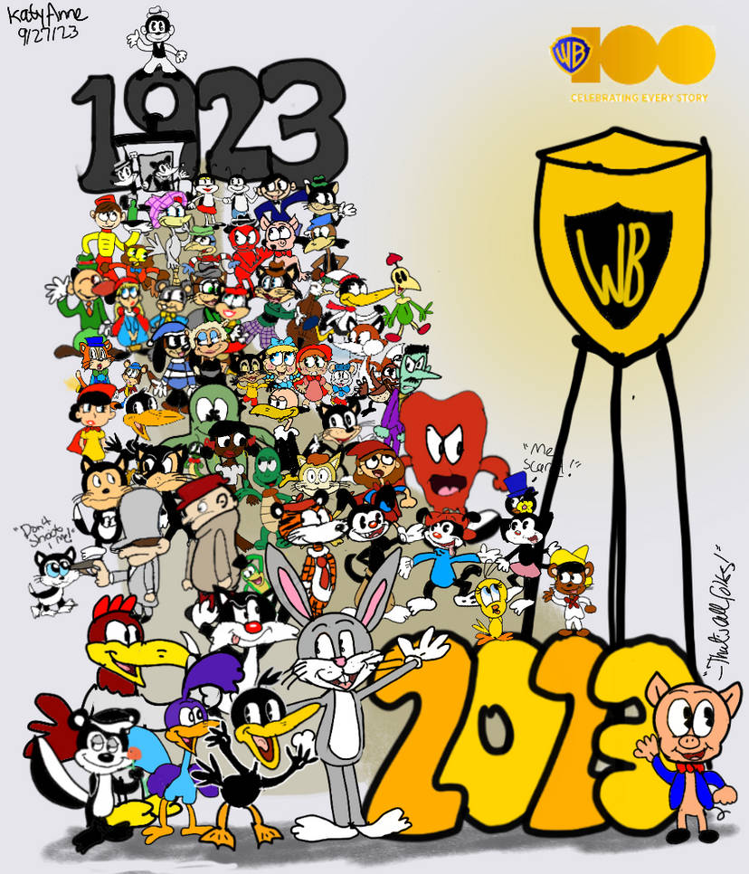 Warner Bros 100th Anniversary By Jazztoons On Deviantart
