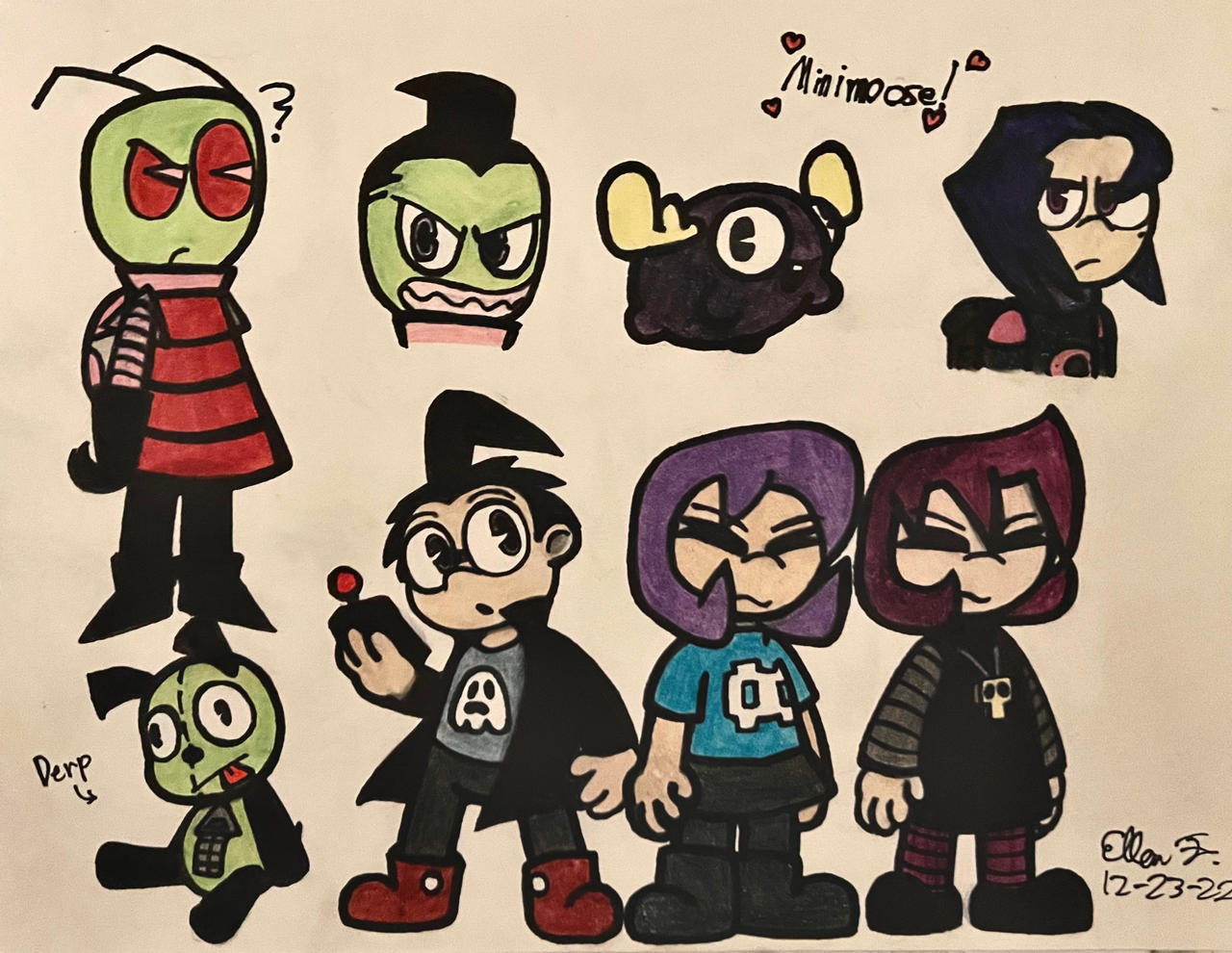 Invader Zim Doodles by TheNamesEllen on DeviantArt Invader Zim Doodles by TheNamesEllen on DeviantArt