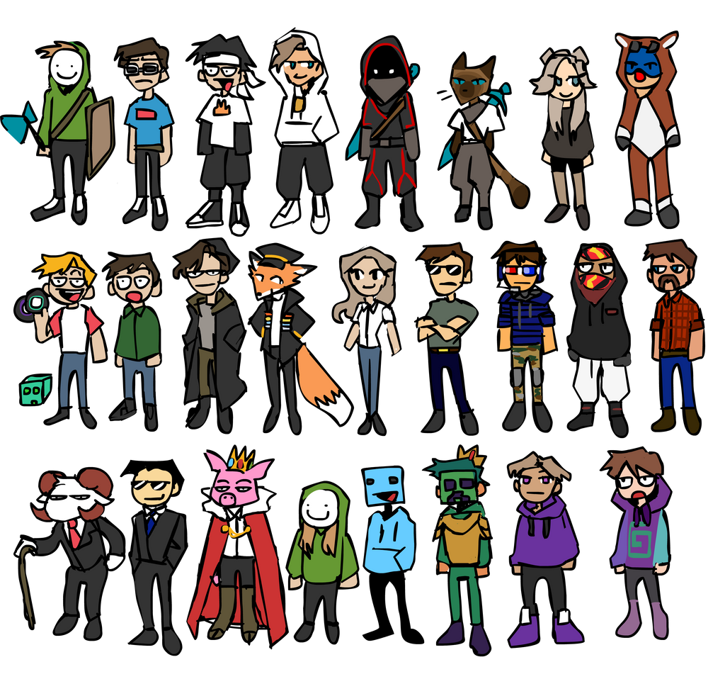 Dream Smp Cast By Pasmix On Deviantart
