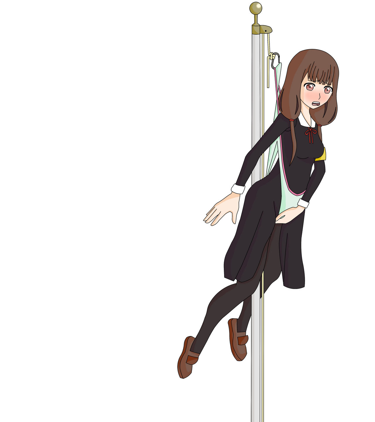 Miko Iino Flagpole Wedgie By Learningthisthing On Deviantart