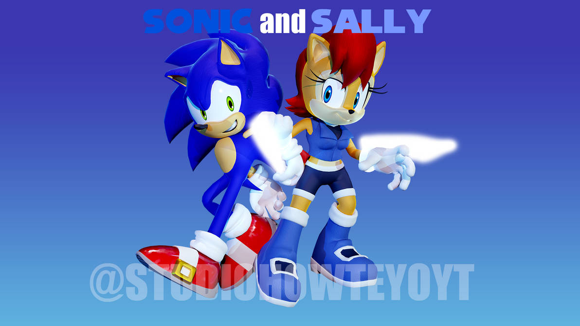 Sth Blender Render Sonic N Sal By Howteyoarts On Deviantart