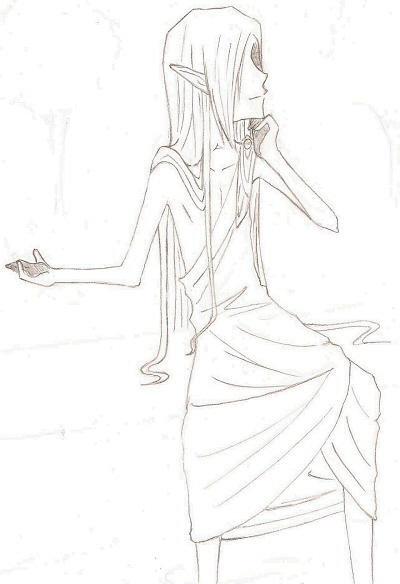 Narcissus -line art- by arcthelove on DeviantArt