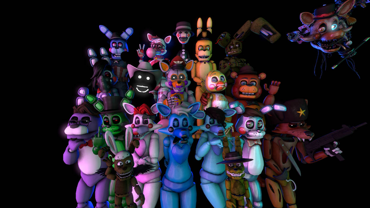 Sfmfnaf Meet The Ocs By Markiplierjr On Deviantart