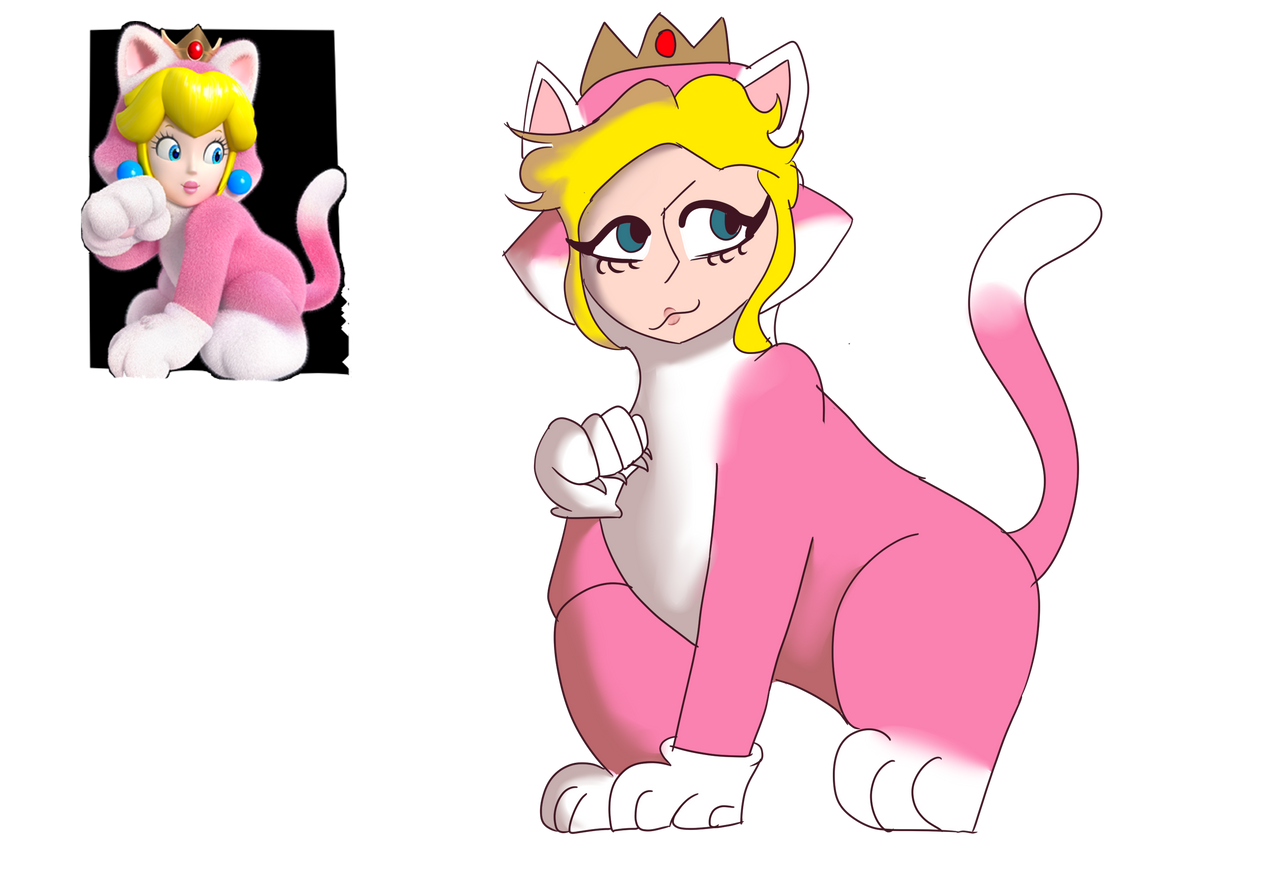 Peach Cat By Oliverisstupid On Deviantart