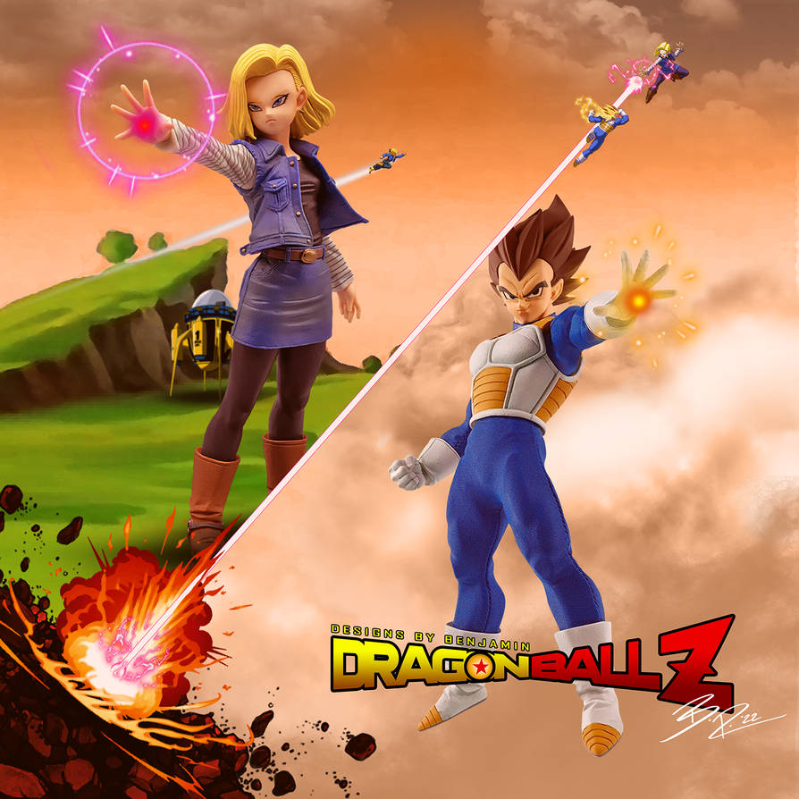 ANDROID 18 vs. VEGETA. by BrutalB330 on DeviantArt ANDROID 18 vs. VEGETA. by BrutalB330 on DeviantArt