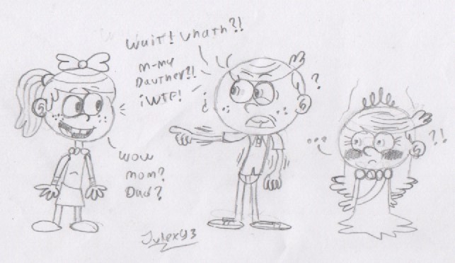 Lincoln And Lola Meeting His Daughter By Julex93 On Deviantart