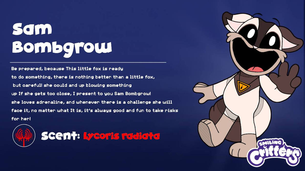 Oc Smilling Critters Sam Bombgrow by Shomemiy on DeviantArt Oc Smilling Critters Sam Bombgrow by Shomemiy on DeviantArt