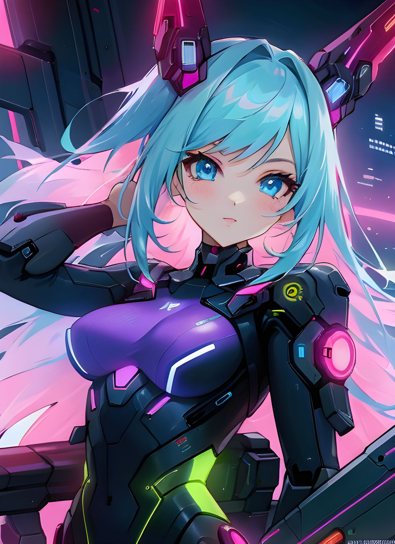 Robotic Girl V2 By Eviwizard On Deviantart