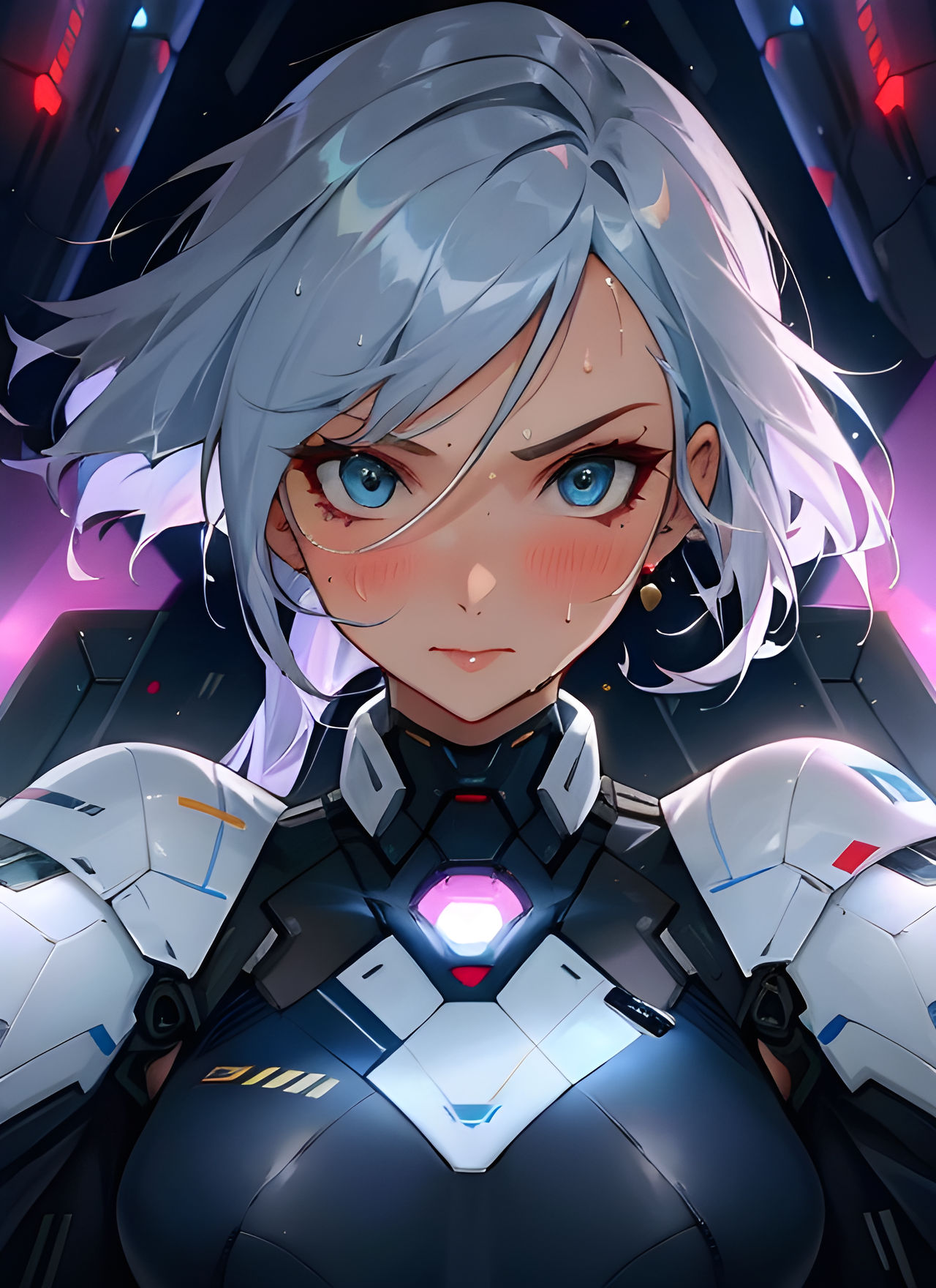 Robotic Girl V4 By Eviwizard On Deviantart