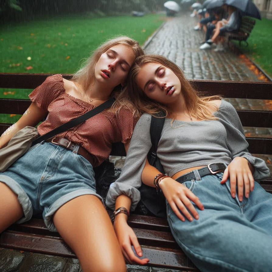 Passed Out On A Bench By Therotherothero On Deviantart