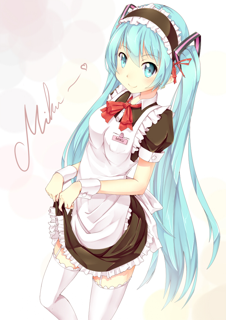Hatsune Miku Maid Uniform By Packge On Deviantart