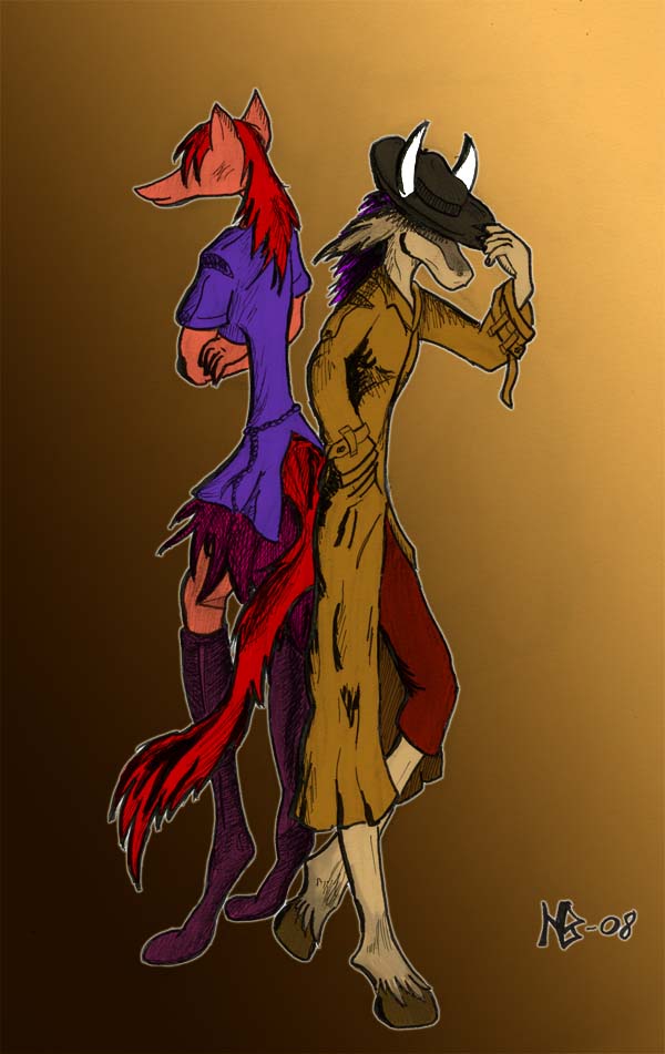 Fox And Ox By Eleda On Deviantart