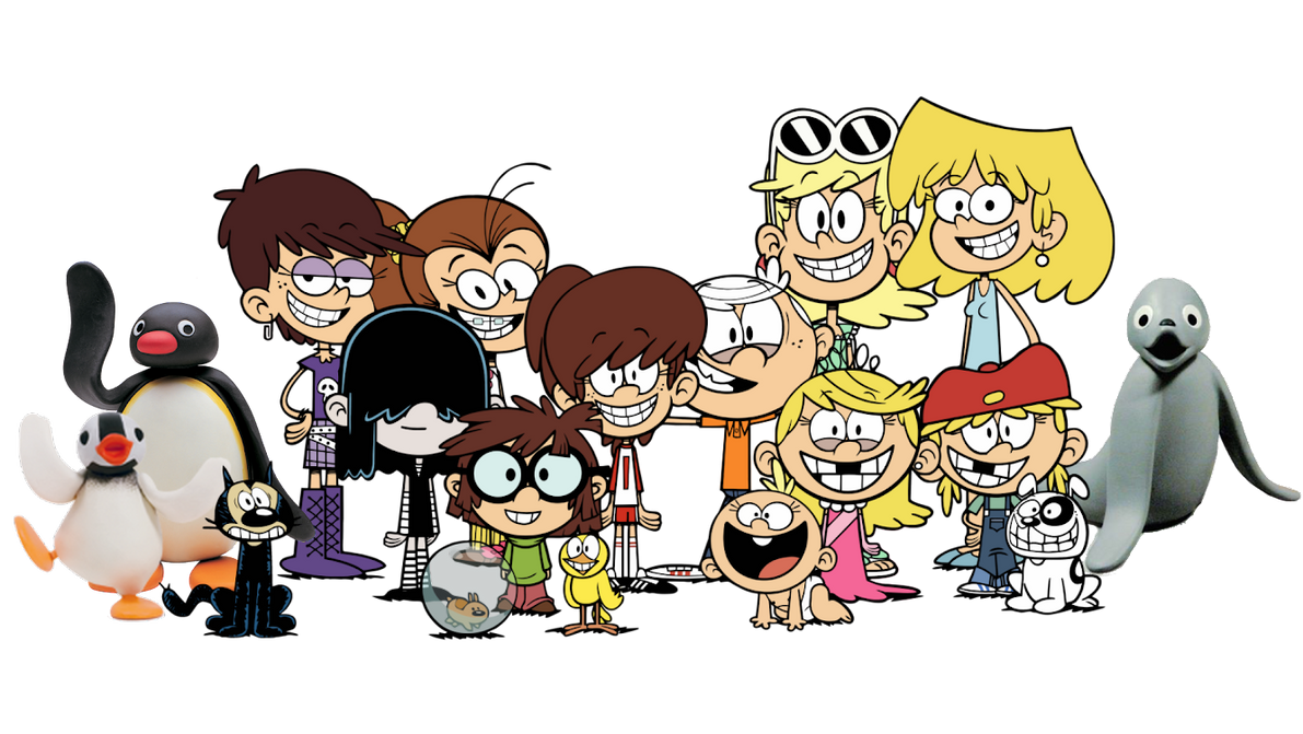 Pingu Pinga And Robby With The Loud House By Miguelkinemaster On Deviantart