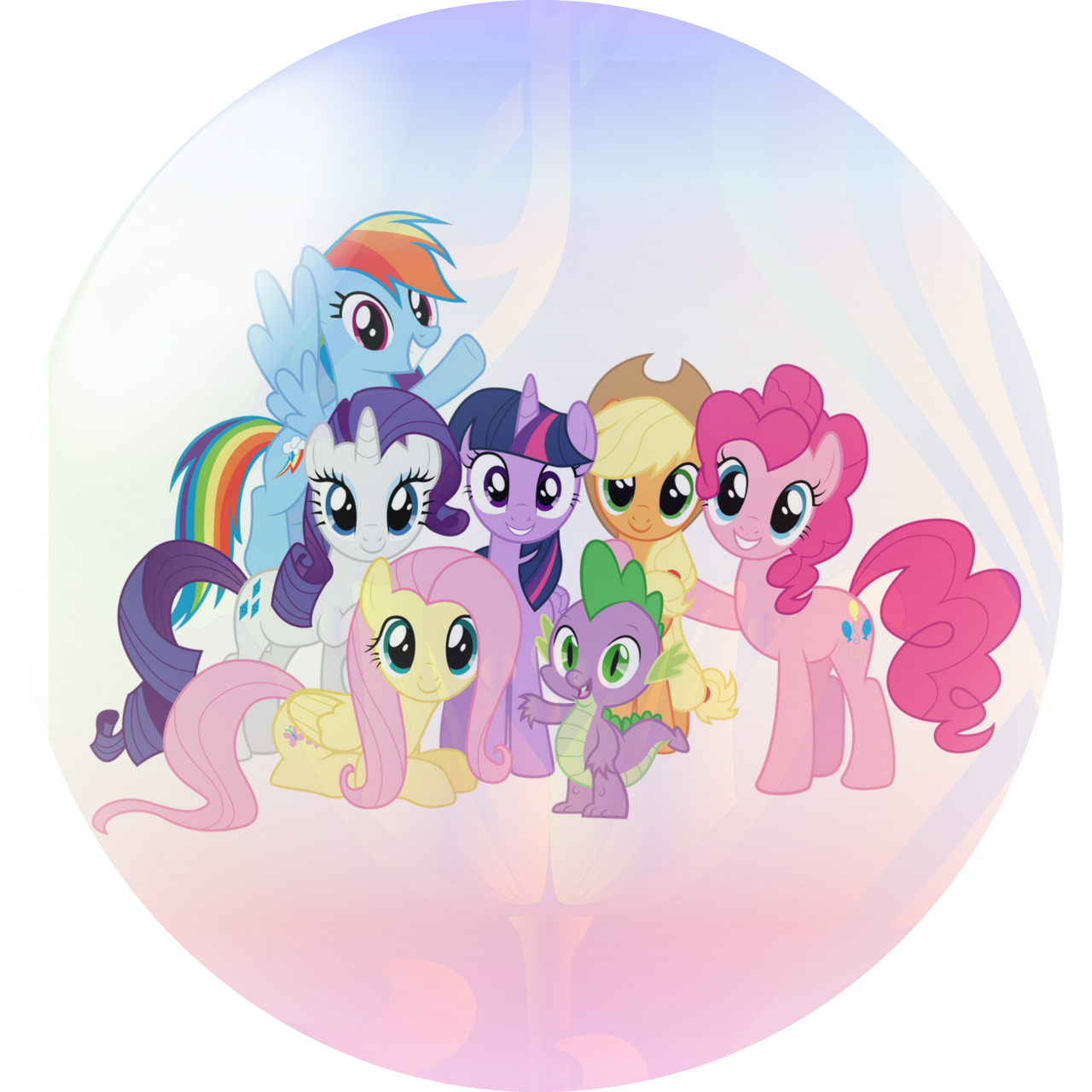 Mlp Mane 6 In The Bubble By Miguelkinemaster On Deviantart
