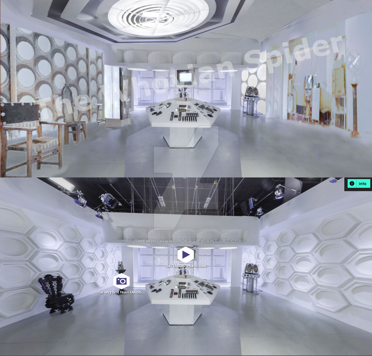 The First Doctors Tardis Interior By Thewhovianspider On Deviantart