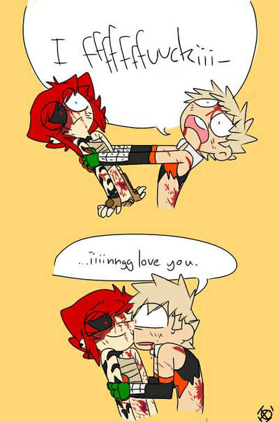 Oc X Bakugo By Dragonshadow925 On Deviantart
