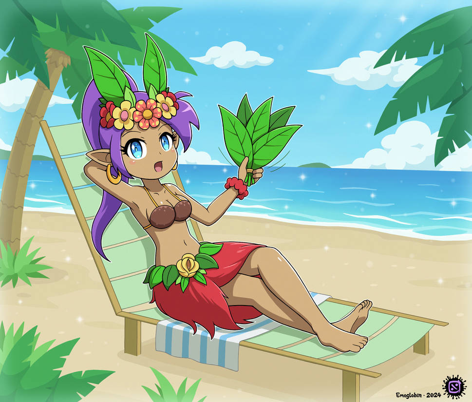 Hula Shantae By Emoglobin 64 On DeviantArt hula-shantae-by-emoglobin-64-on-deviantart
