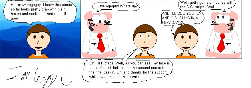 First Comic: A Piggy Encounter by iangregoryftw on DeviantArt