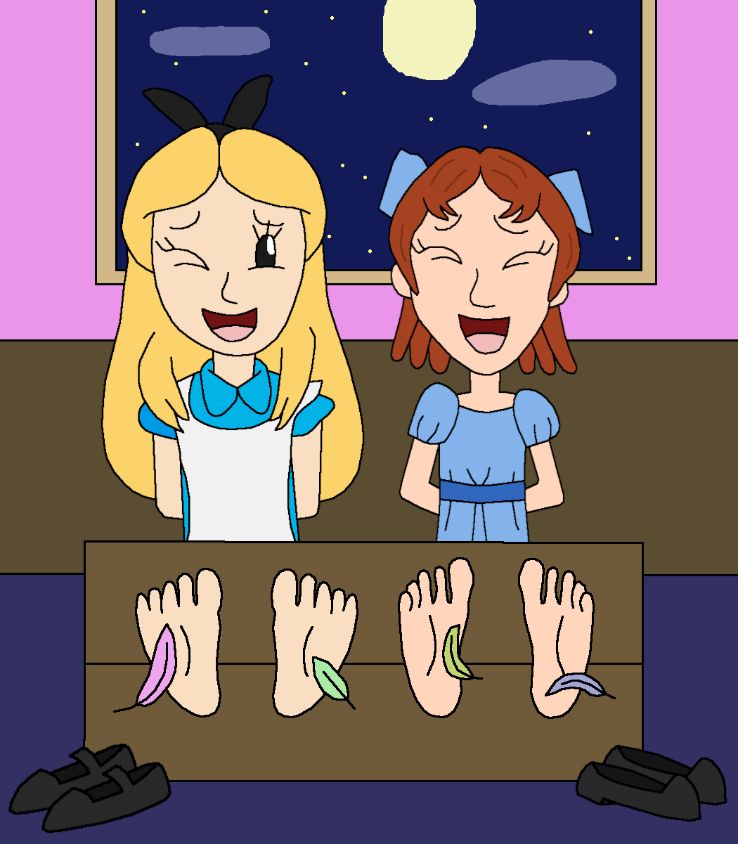 Request Alice And Wendy Tickled By Snickitydoo On Deviantart