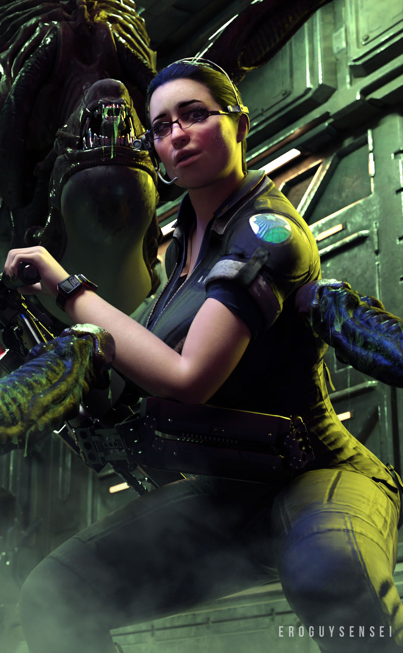 Amanda Ripley Alien Isolation By Eroguysensei On Deviantart