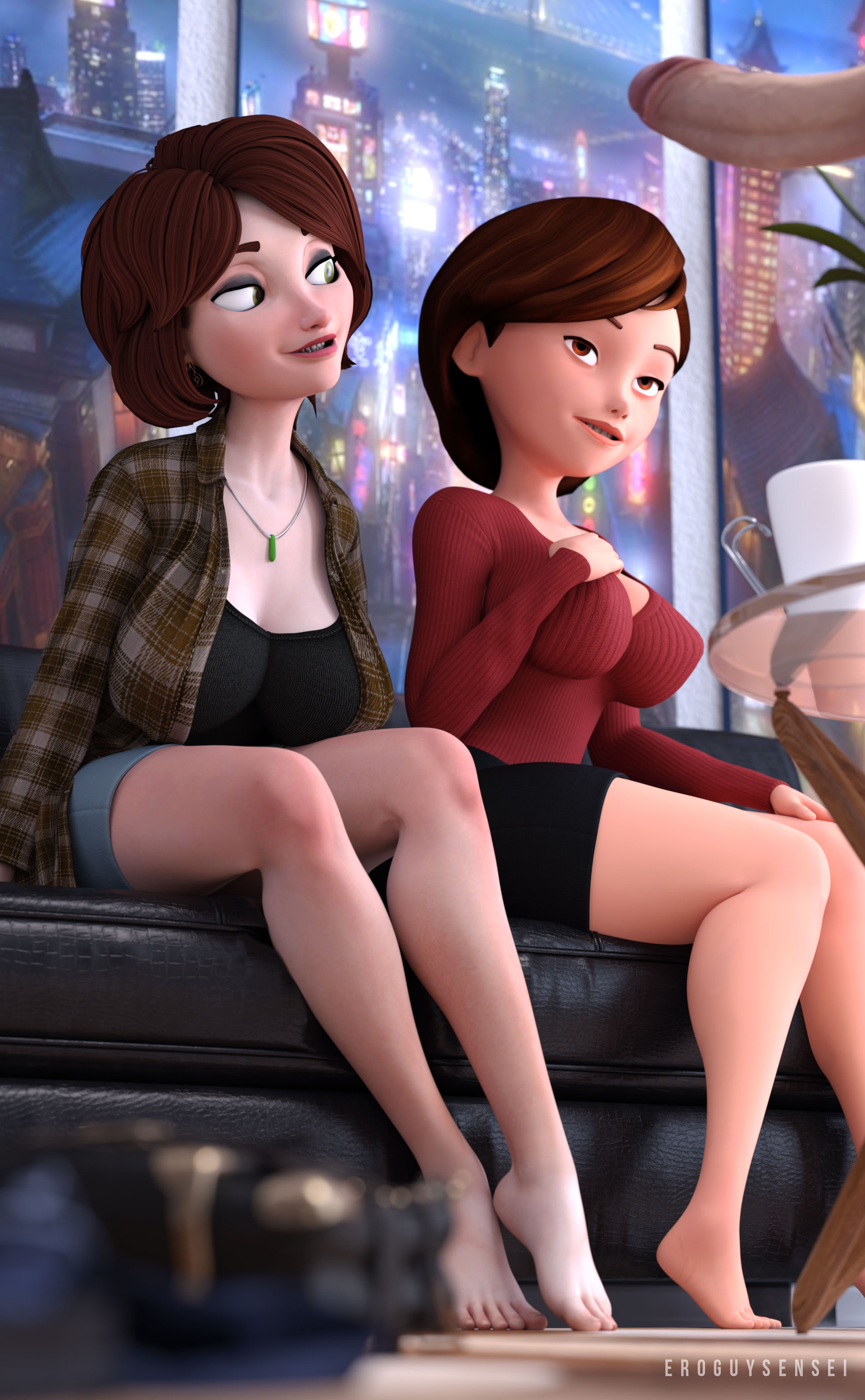 Aunt Cass And Helen Invitation By Eroguysensei On Deviantart