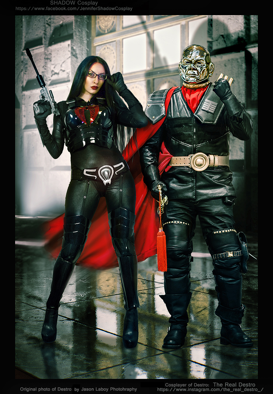 The Baroness With Destro G I Joe Cosplay By Daelyth On Deviantart