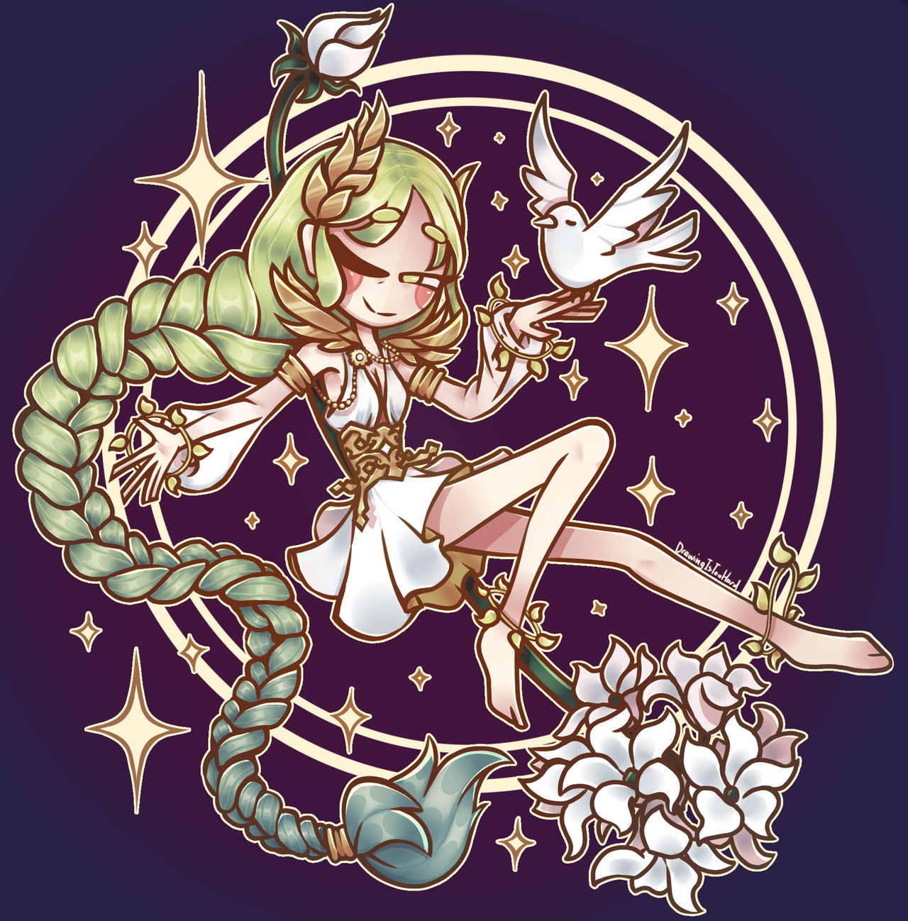 Flora Afk Arena Fan Art By Drawingistoohard On Deviantart