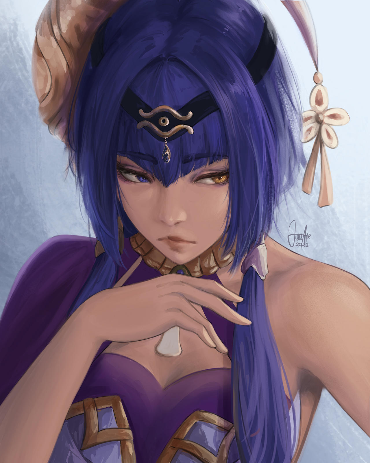 Candace Genshin By Luxearte On Deviantart