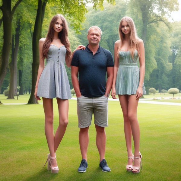Daughters Taller Than Father By Ernie111 On Deviantart