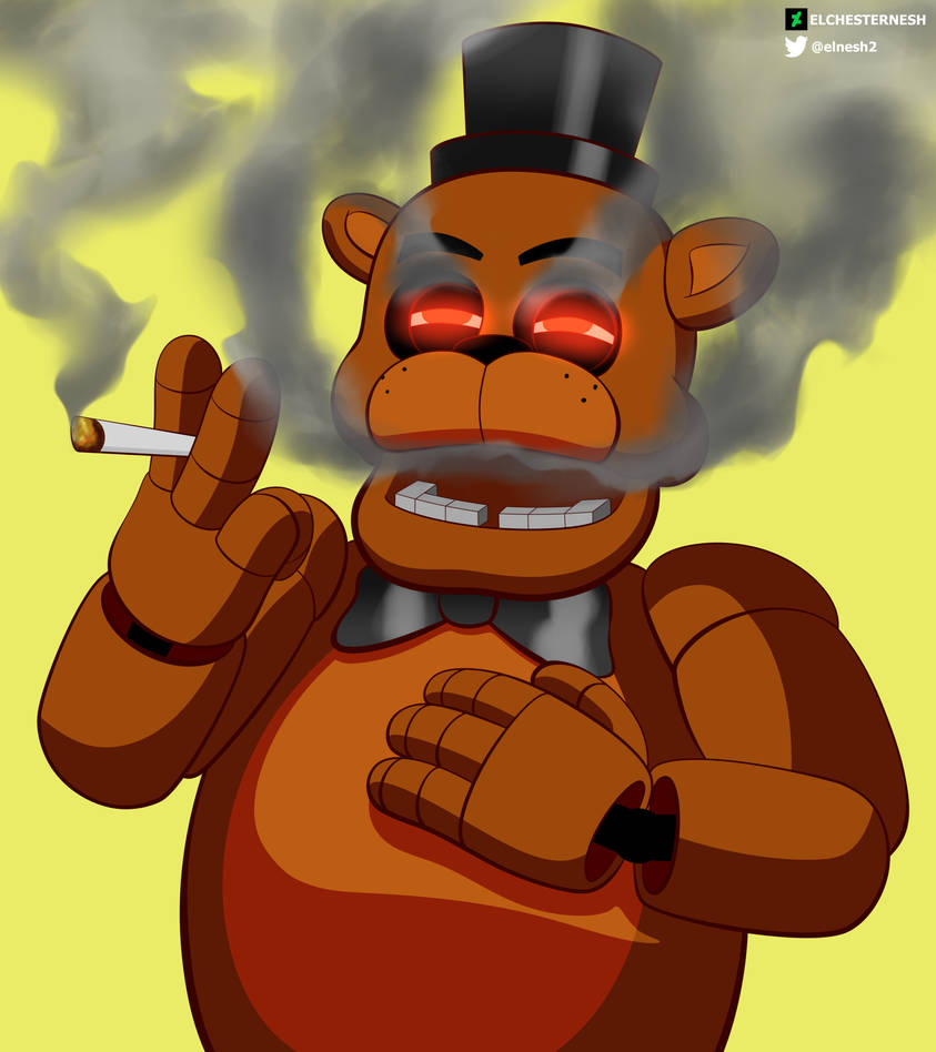 Freddy Smoking Fnaf Movie By Elchesternesh On Deviantart