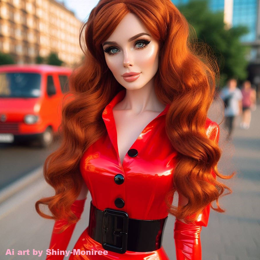 Sara Bellum In The City By Latex Moniree On Deviantart