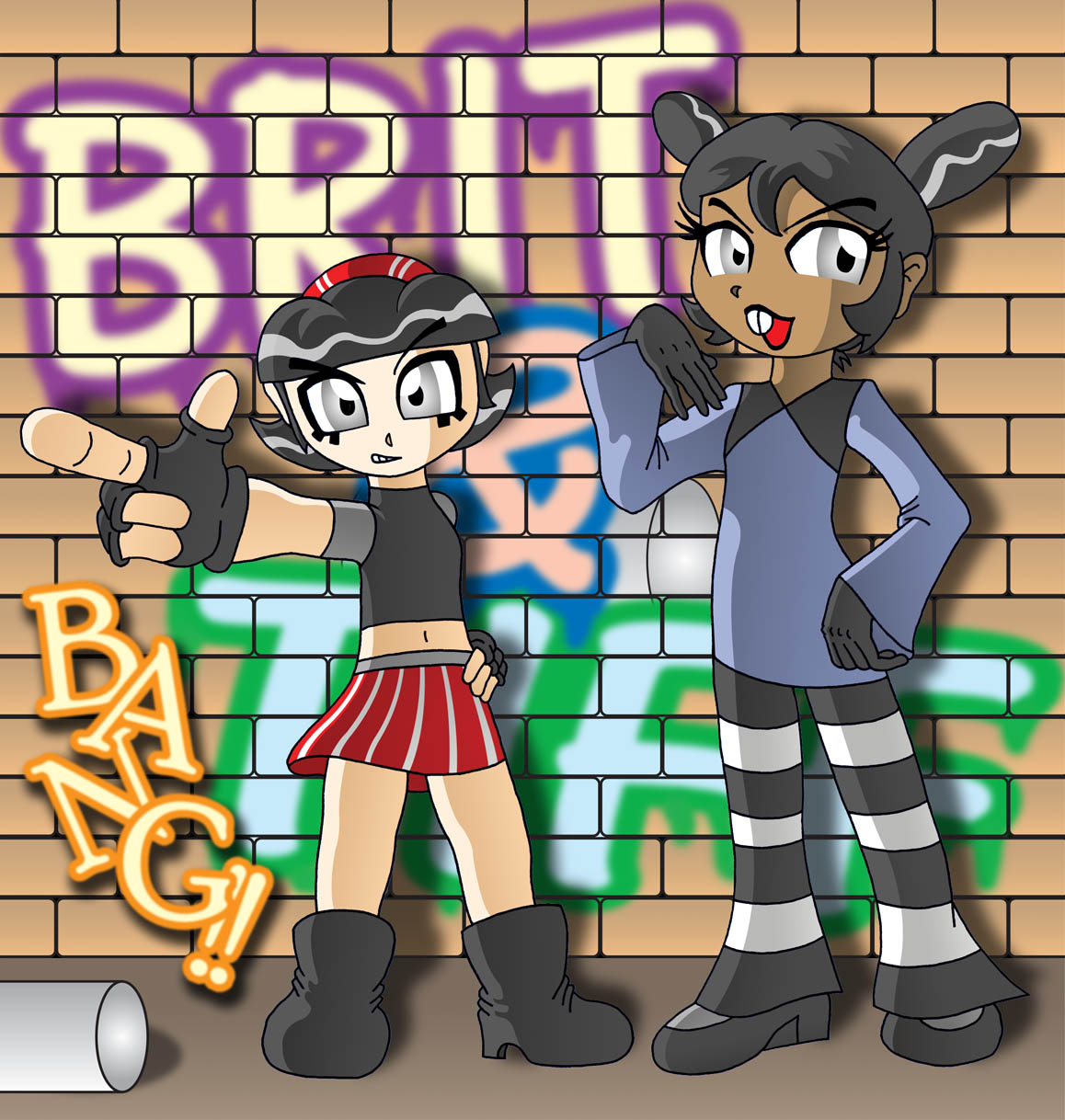 Brit and Tiff 4th by XJKenny on DeviantArt