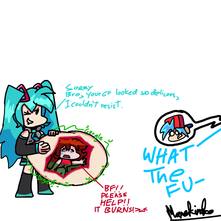 Wtf Miku Pt1 Fnf Vore Comic By Neckothevorephile On Deviantart