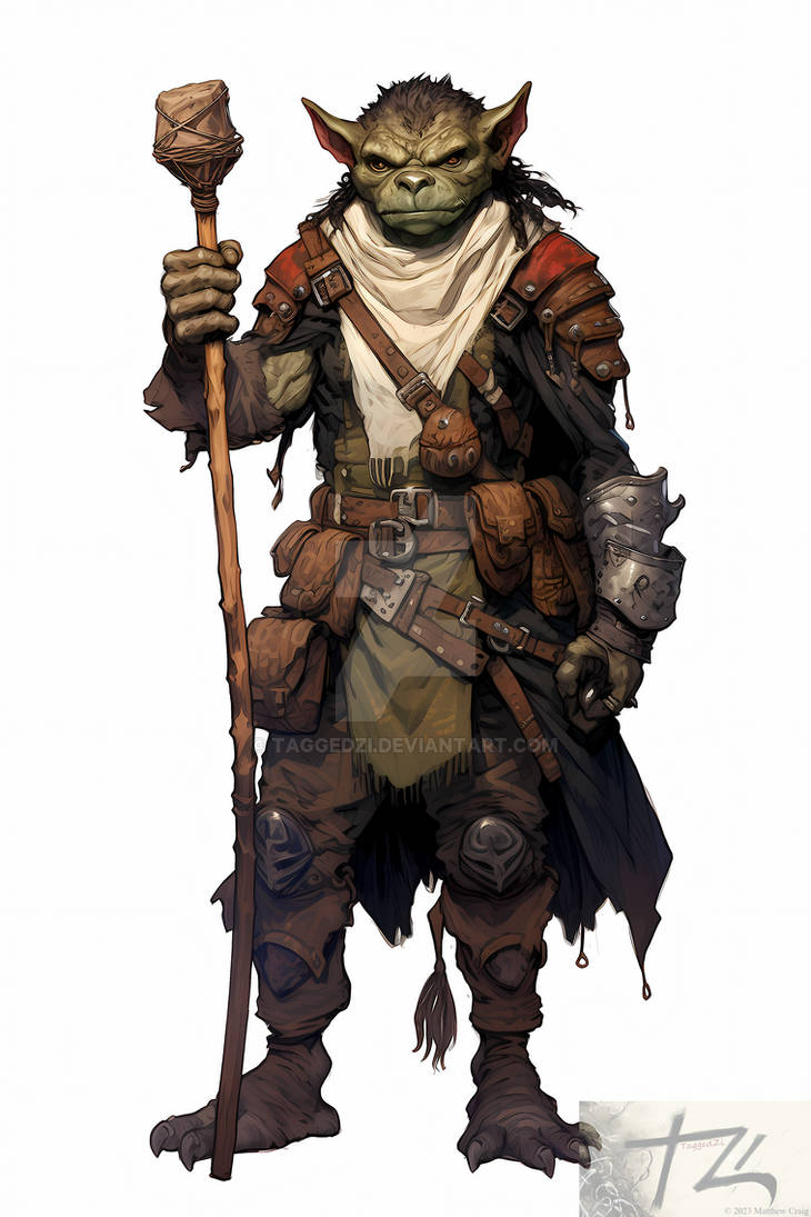 Male Goblin Shaman 4 By Taggedzi On Deviantart