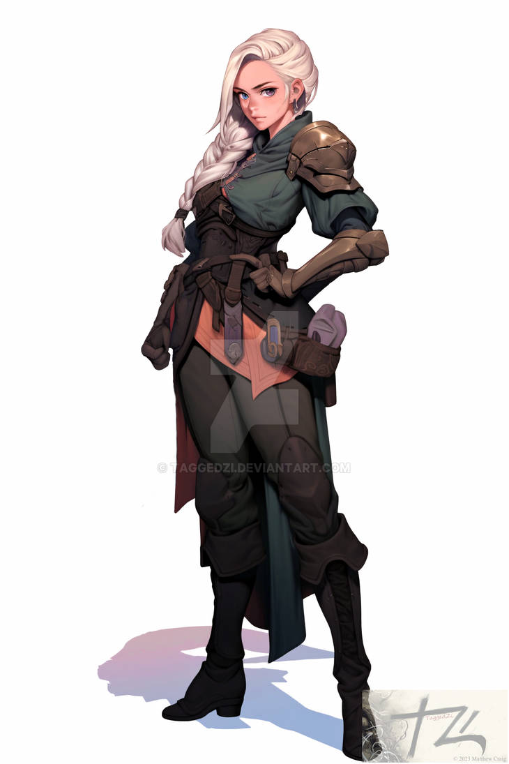 Female Human Fighter 28 By Taggedzi On Deviantart
