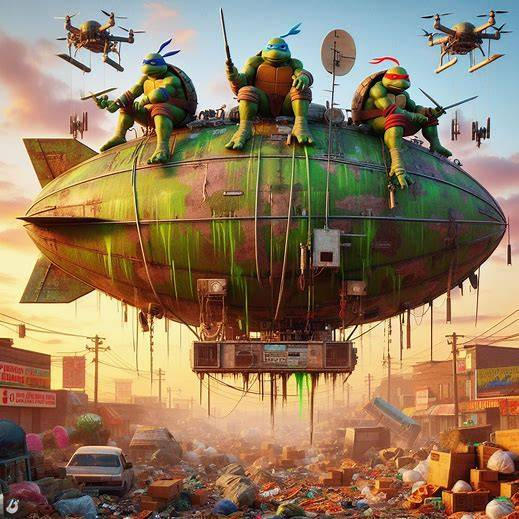 Turtle Blimp X Tmnt By Iancranium On Deviantart