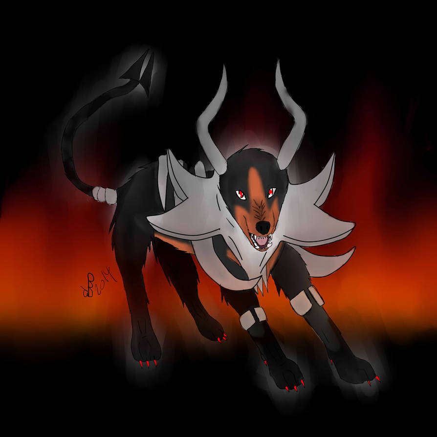 Mega Houndoom By Theamecan On Deviantart