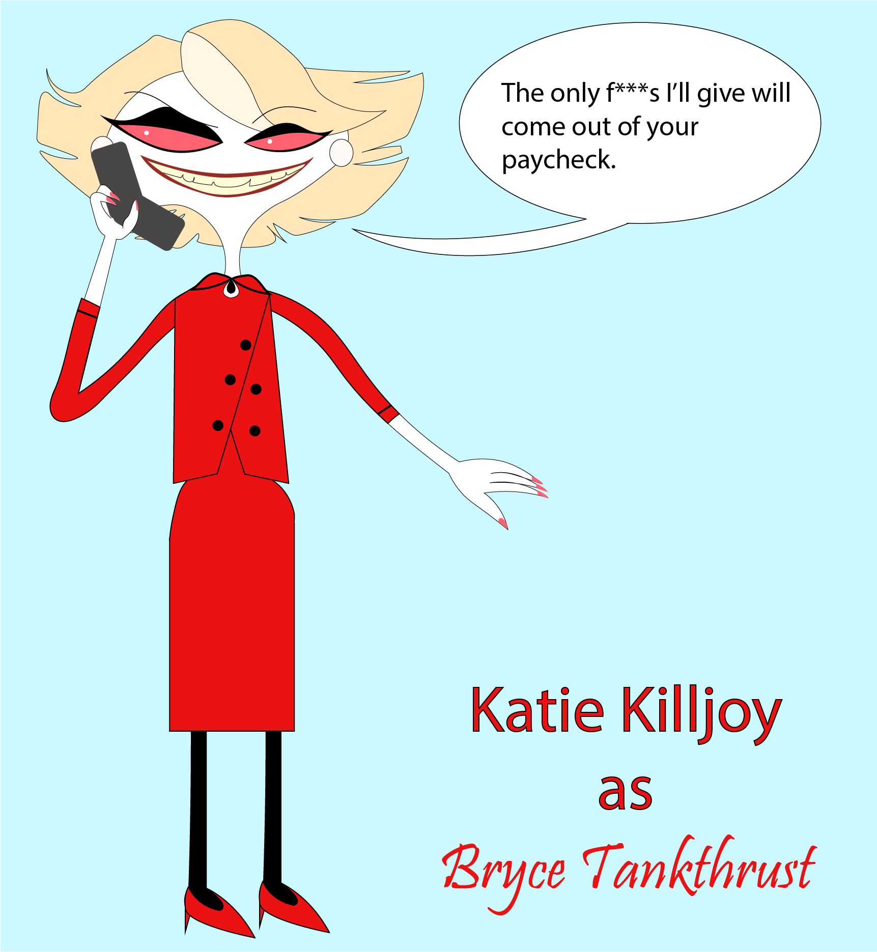 Katie Killjoy As Bryce Tankthrust By Melodicbox On Deviantart