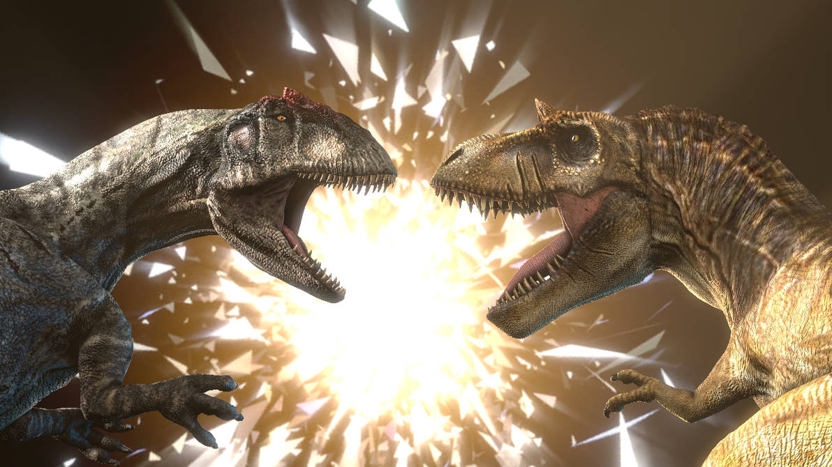 Primeval vs WWD - Allosaurus vs Albertosaurus 02 by DracoKhajiit on ... Primeval vs WWD - Allosaurus vs Albertosaurus 02 by DracoKhajiit on ...